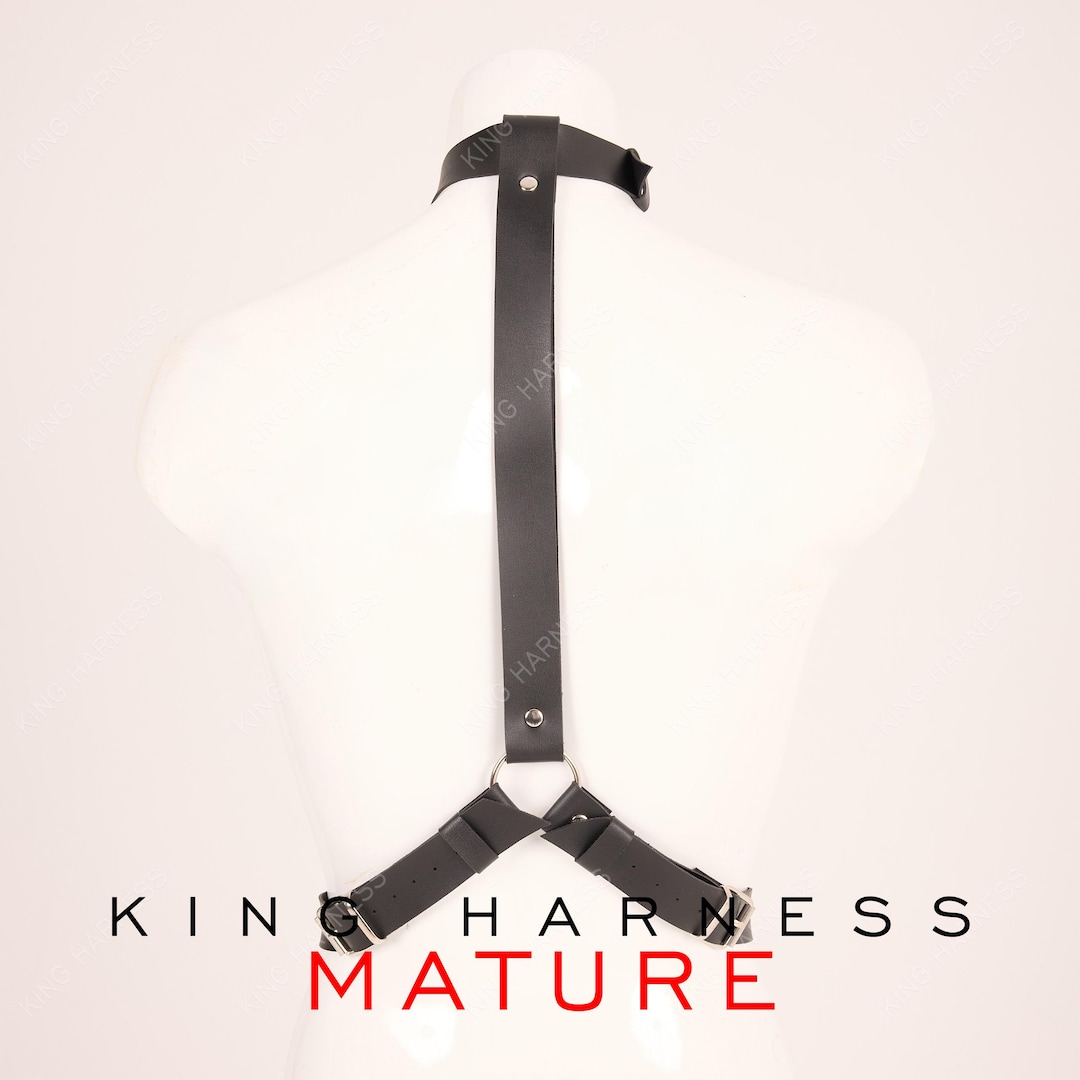 Back Pulling Harness, Bdsm Harness,bdsm Harness With Back Restraints ...