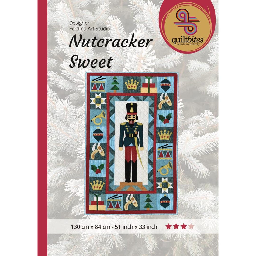 Nutcracker Sweet Quilt Pattern 51x33 - Etsy