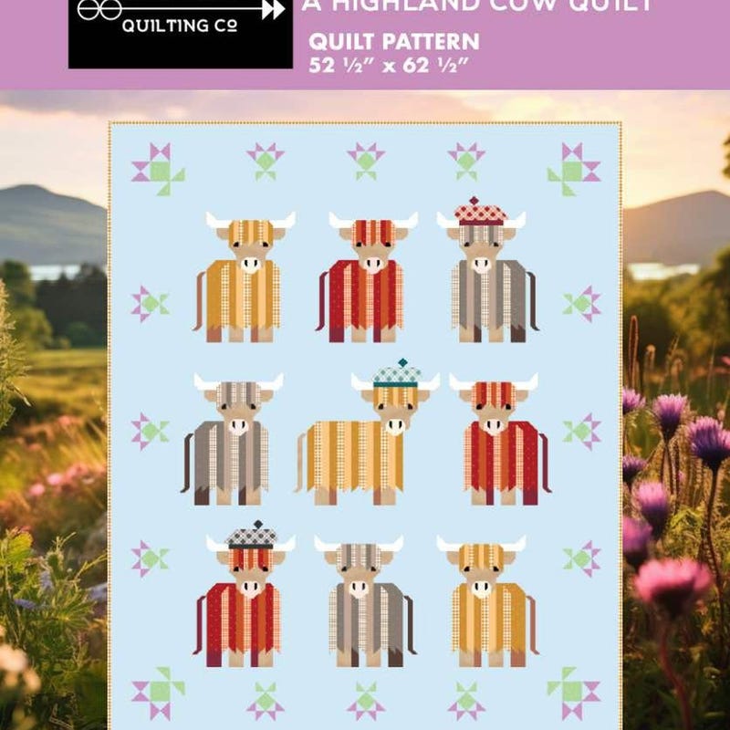 Cow Quilt Pattern - Etsy