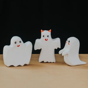 Halloween Figures Ghost Toys, Open Ended Play, Montessori Activity ...