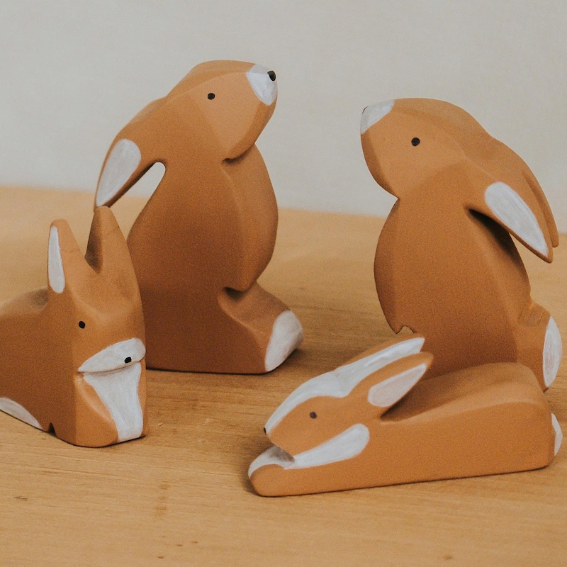 Wooden Bunny Rabbit - Etsy