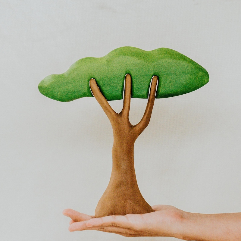 Wooden Tree Toy - Etsy