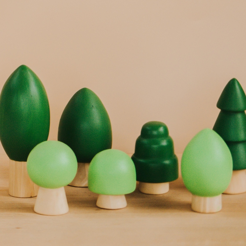 Wooden Tree Toy - Etsy