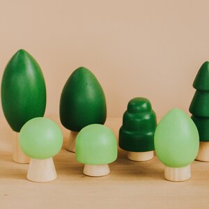 Handmade Tree Waldorf, Handpainted Toy, Wooden Tree for Playscape ...