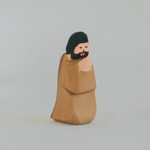 Wooden Saint Joseph, Wooden Nativity Set, Nativity Figurine, Christmas ...