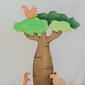 Handmade Wooden Baobab Tree Toy, Waldorf Tree Toy, Montessori-inspired ...
