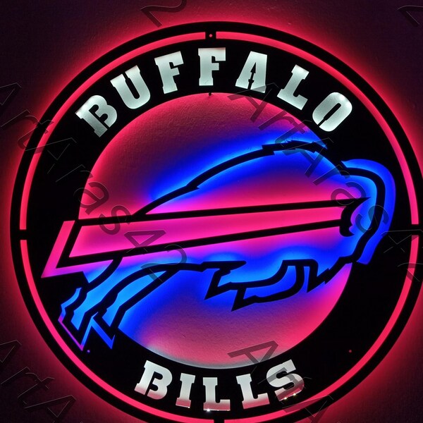 Buffalo Bills Neon Signs - Etsy