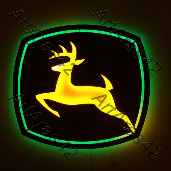 Black And Yellow Deer Logo