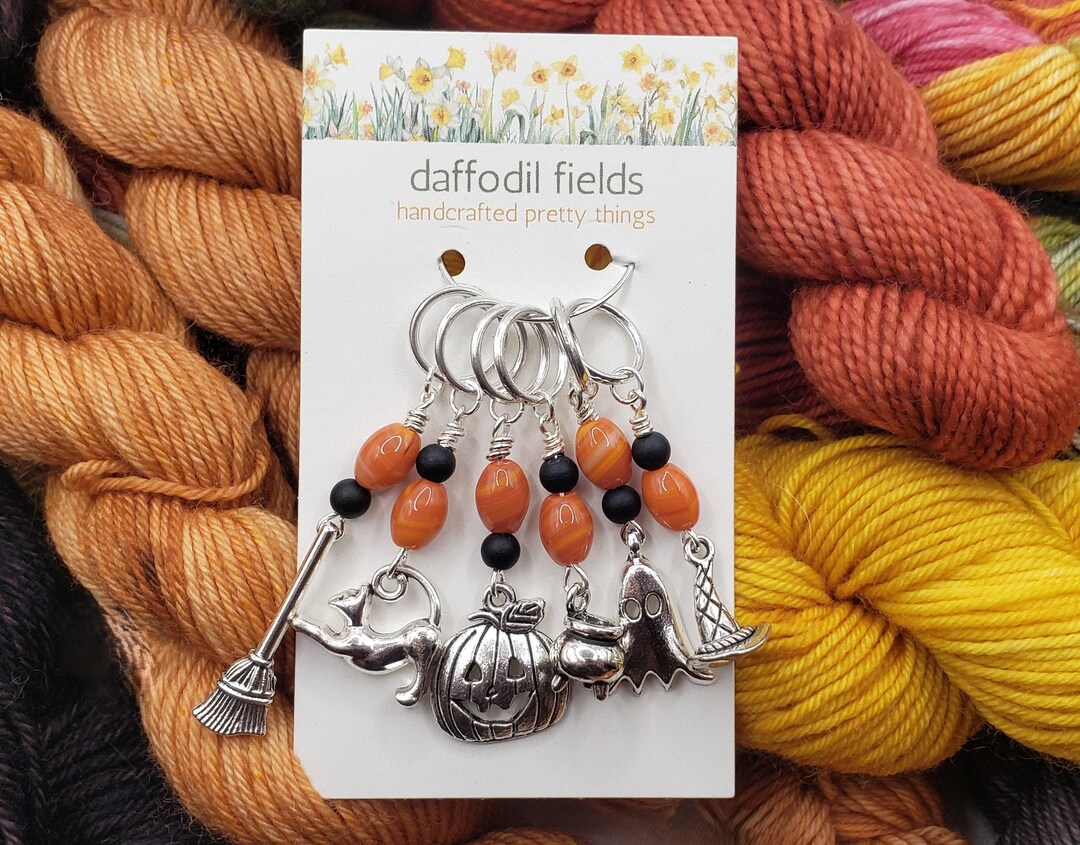 Witches Stitches Set of Fun Halloween Stitch Markers Won't Scare You ...