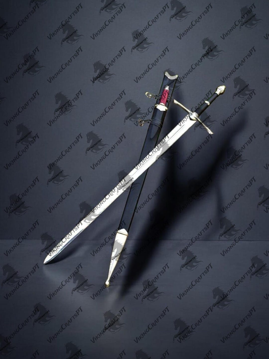 HAND FORDED Viking Master Sword Handmade Sword Link Sword medieval ...