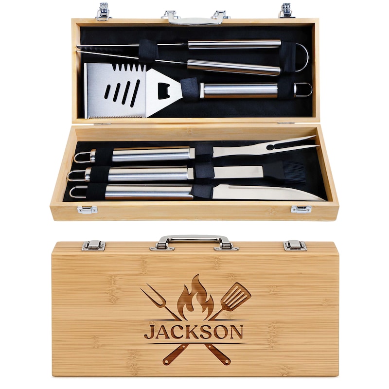 Grill Sets Engraved - Etsy
