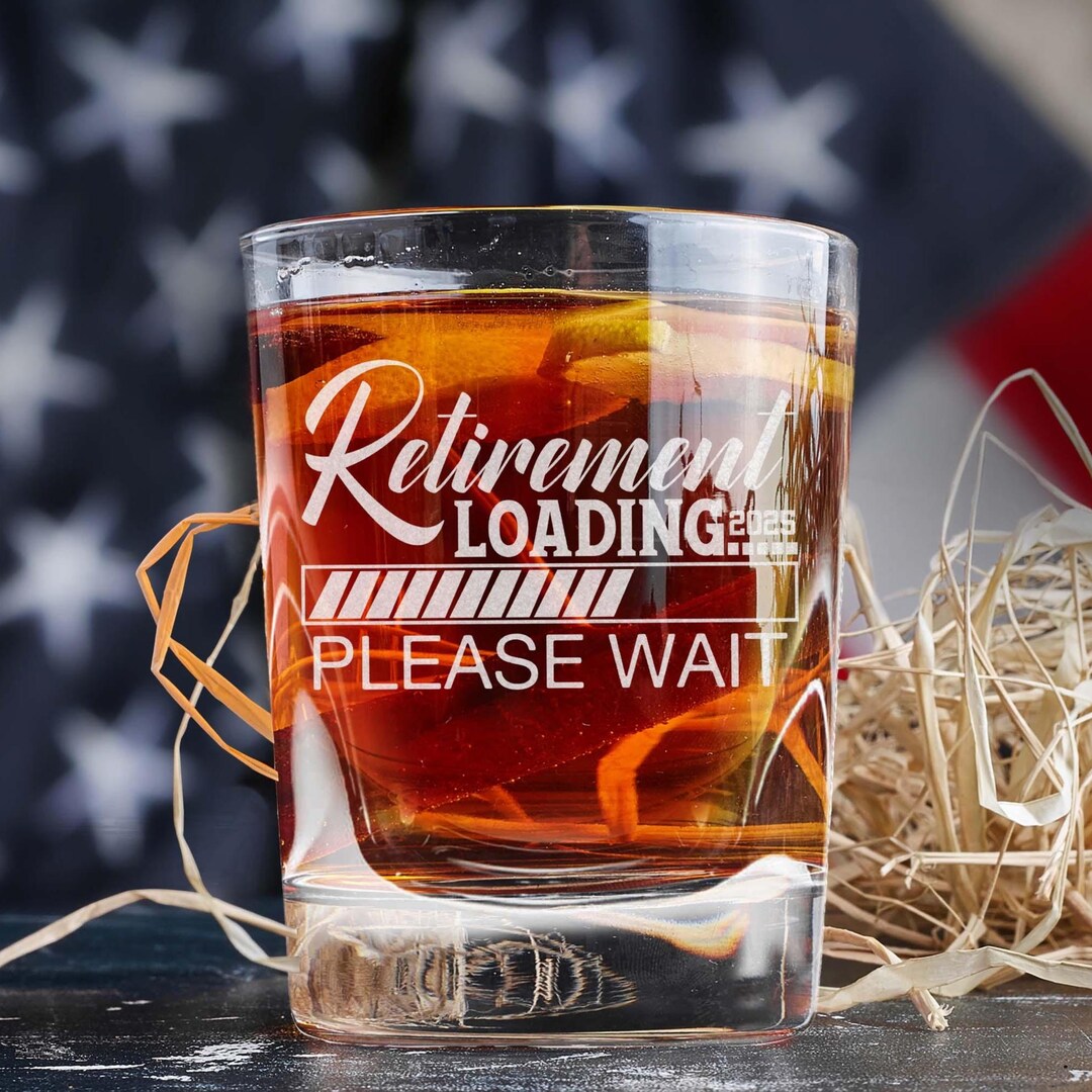 Retired Gift, Retirement Loading Shot Glass, Funny Retirement Gift ...