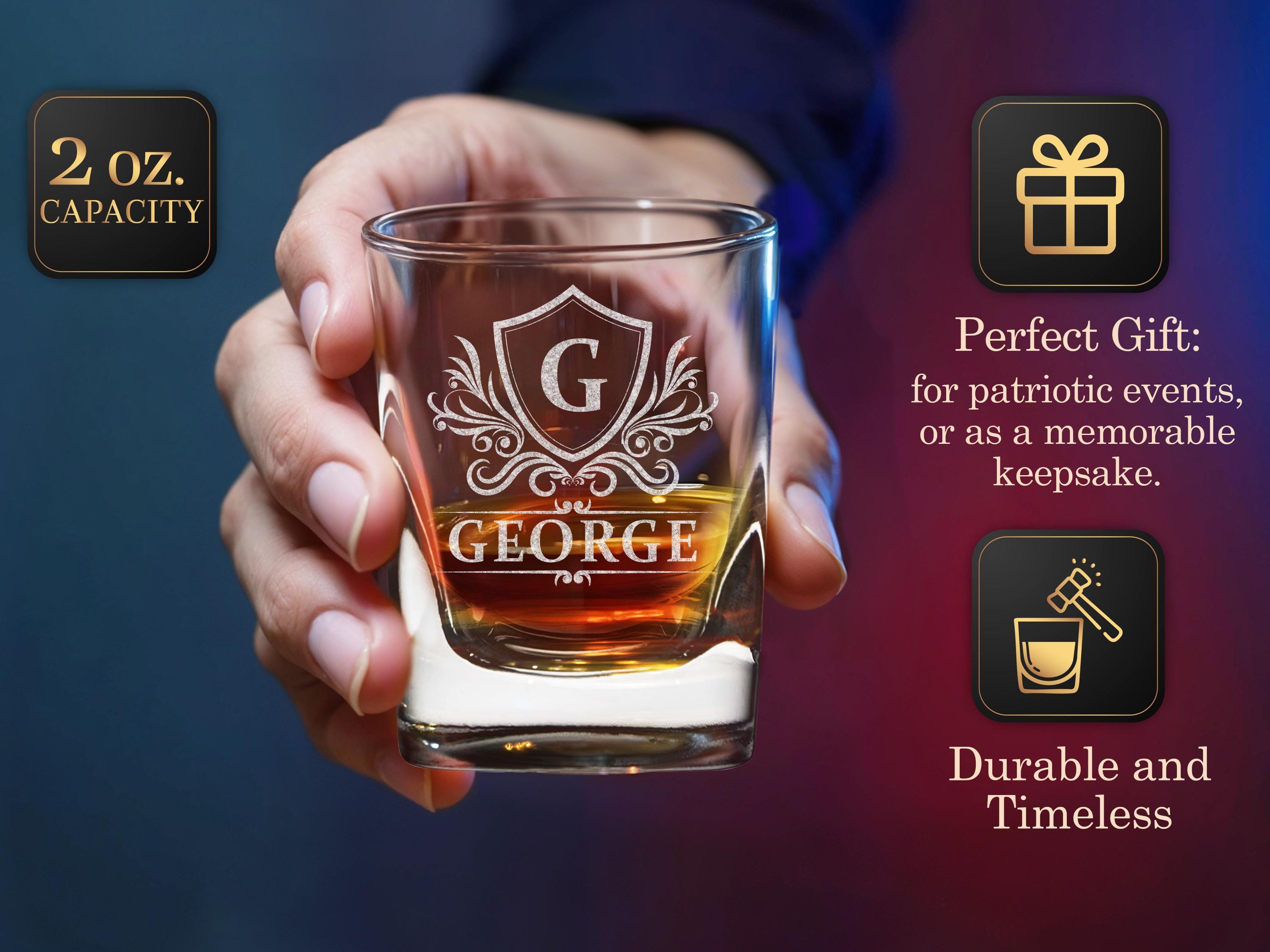 Personalized Shot Glass, 2 Oz Shot Glass, Personalized Gift, Custom ...