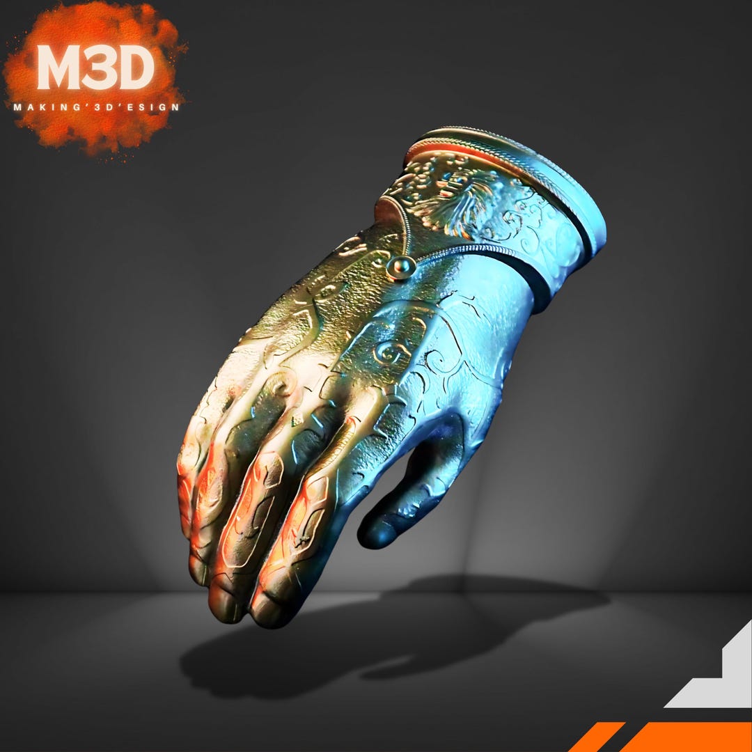 Kingslayer Hand, Kingslayer Stl File 3D Printing, Kingslayer Stl 3D ...