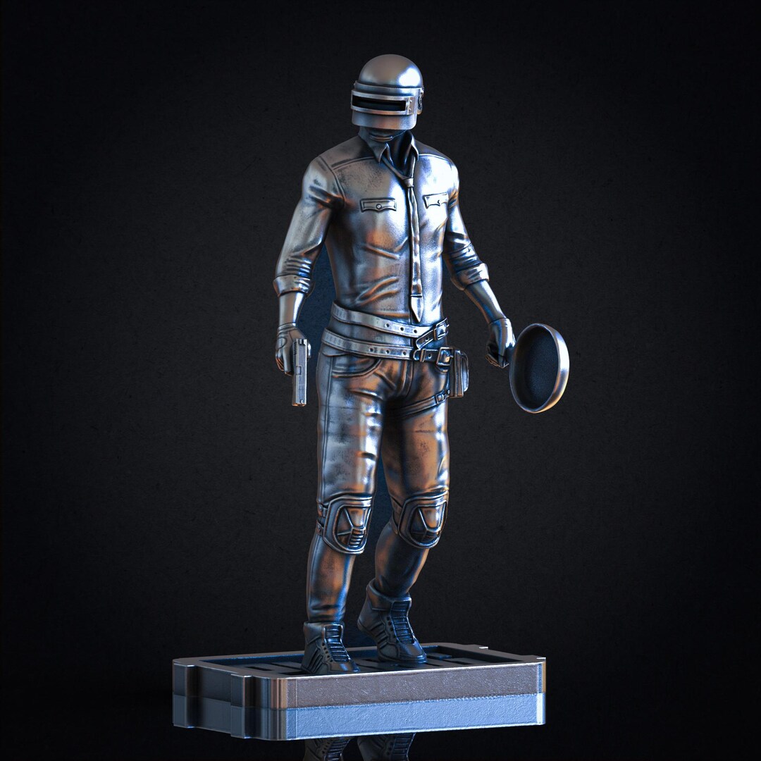 PUBG Figure, Pubg Stl File for 3D Printing, Game Stl 3D Model Design ...