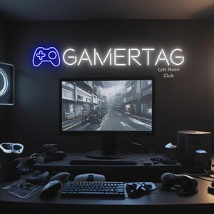 Custom Username Neon Sign / Custom Neon Sign Twitch / Gamertag Neon ...