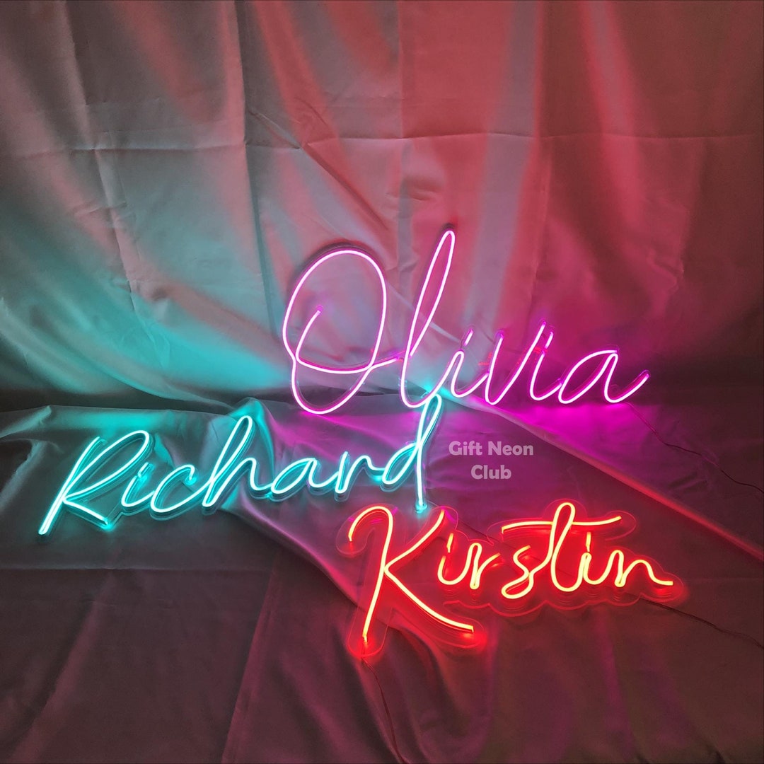 Custom Neon Sign / Name Neon Sign Personalized Gifts/cutom Neon Sign ...