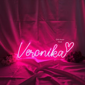 Custom Name Neon Sign / Light up Name Sign / Baby Name Sign / Nursery ...