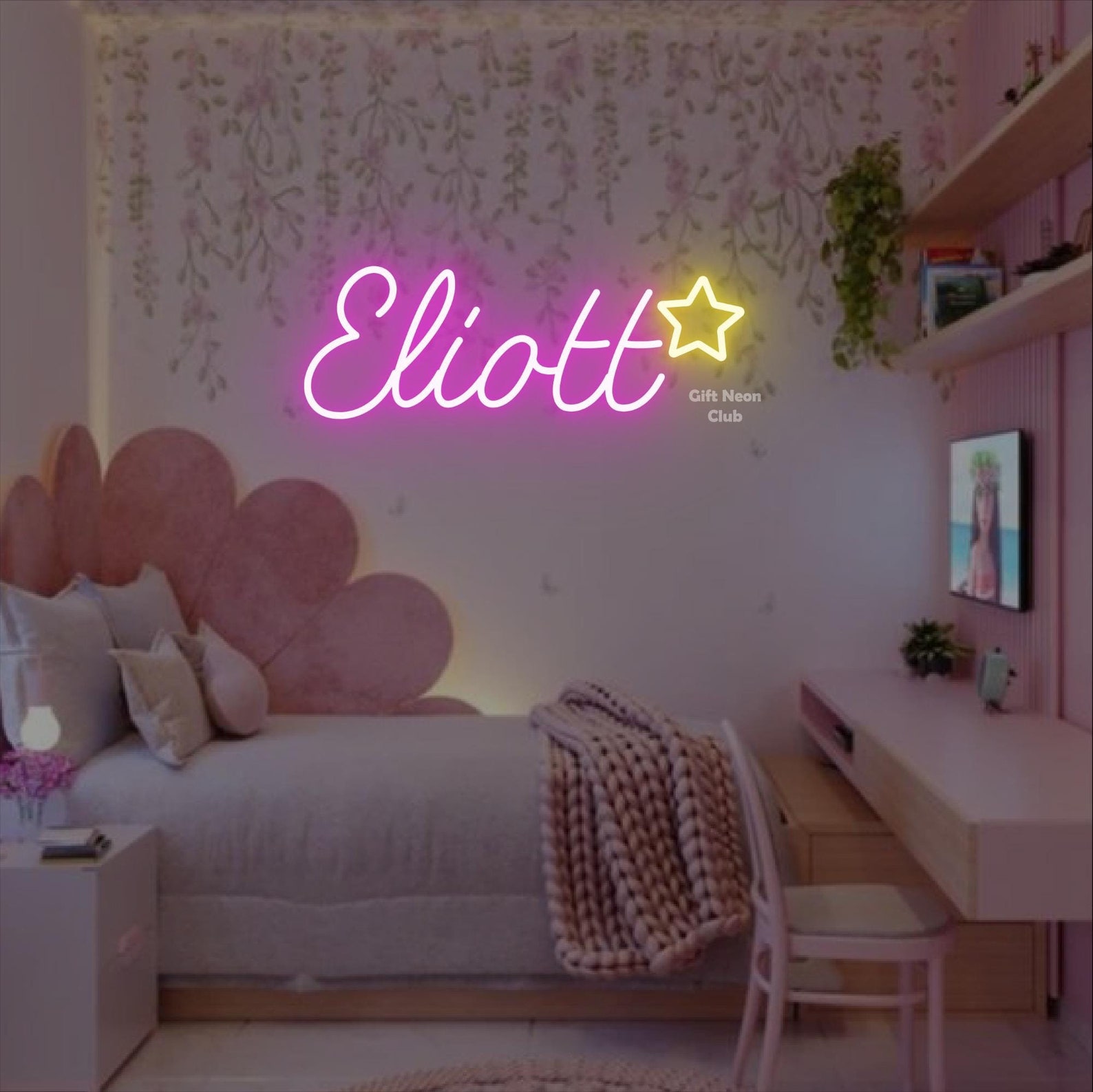 Custom Name Neon Sign / Light up Name Sign / Baby Name Sign / Nursery ...