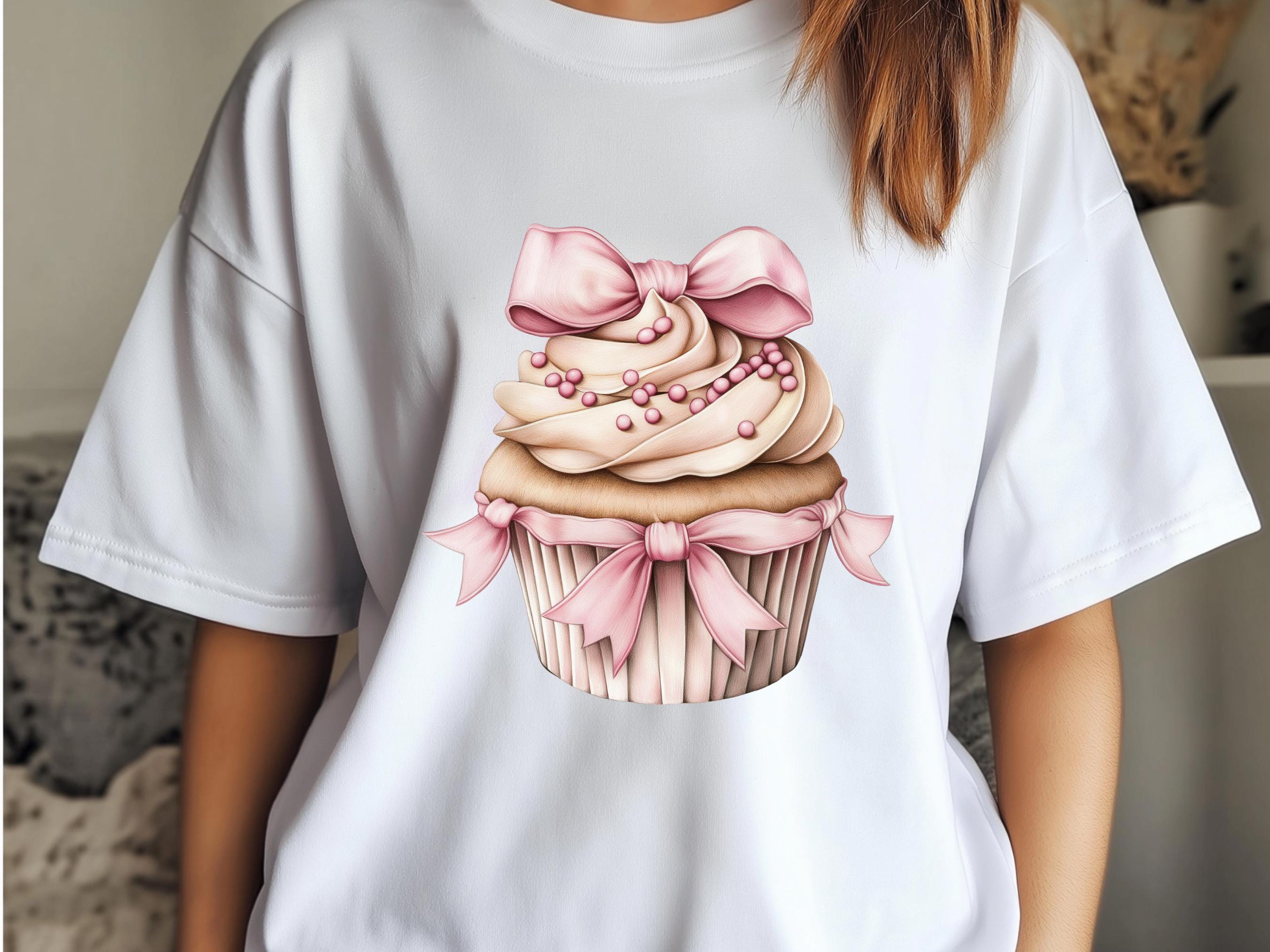 Pink Coquette Clipart Bundle Cute Doll Dress Pink Cupcakes PNG Girly ...