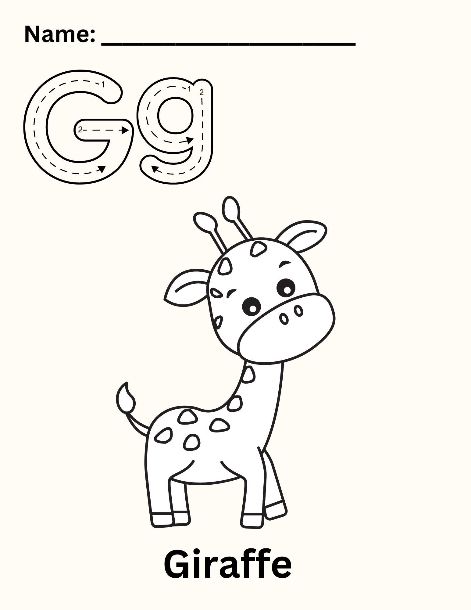 26 ABC Printable Coloring Pages - Etsy