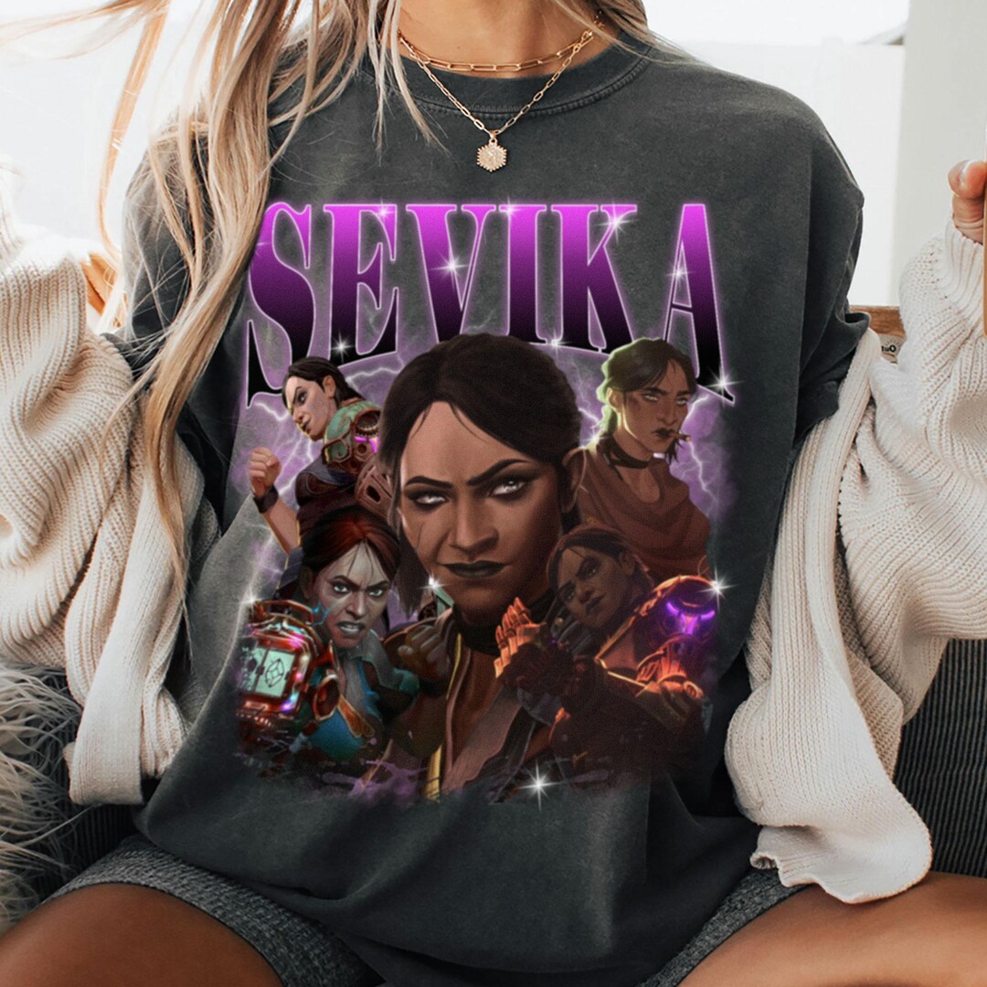 Sevi Team Sweater Custom Character Crewneck Sweatshirt, Gothic Girl ...