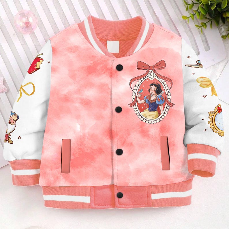 Snow White Mirror Seven Dwarf Locket Coquette Bow Kids and Youth ...