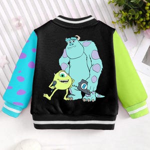 Mike Sully Monster Kids and Youth Baseball Jacket, Aldult Unisex ...