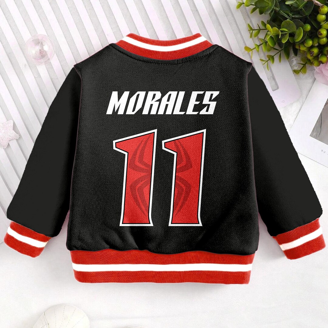 Custom Name and Number Spider Man Kids and Youth Baseball Jacket ...