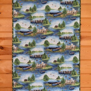 Wall Hanging Quilt, Cabin Wall Quilt, Lake House Retreat, Summer ...