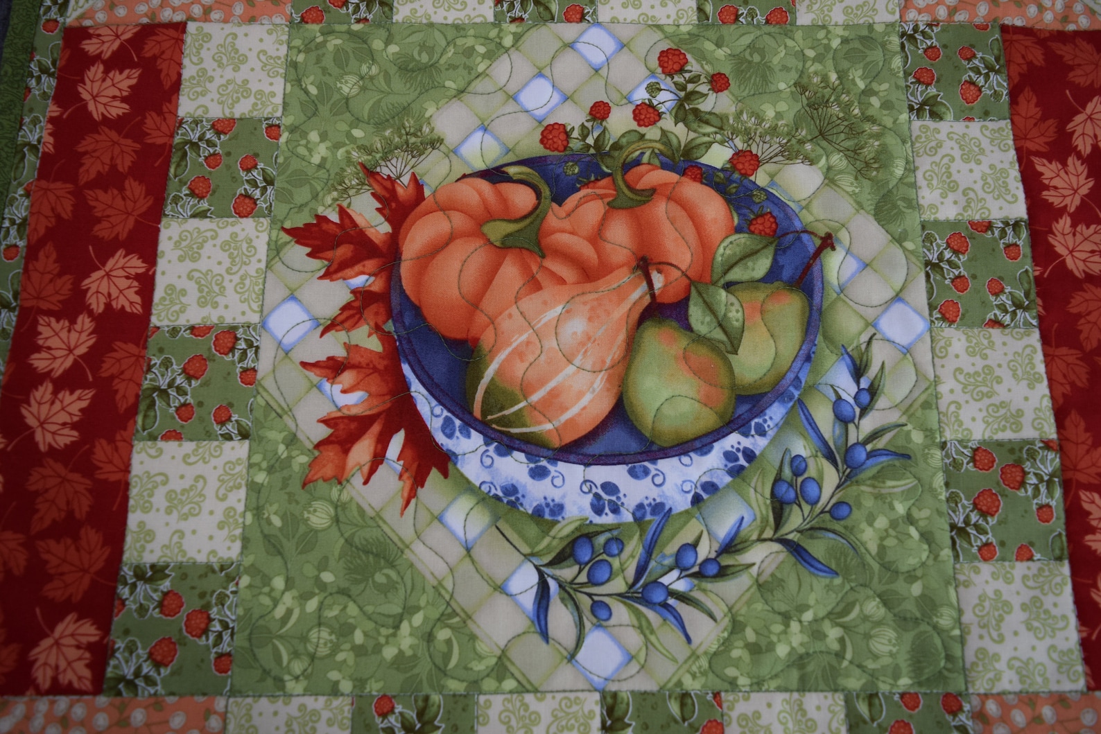 Fall Table Toppers Quilted Table Centerpiece Autumn/fall - Etsy