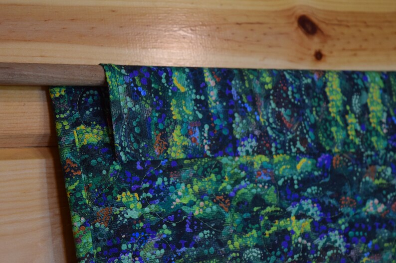 Yucca Moon Wall Hanging Quilt: Handmade Nature Fabric Panel - Etsy