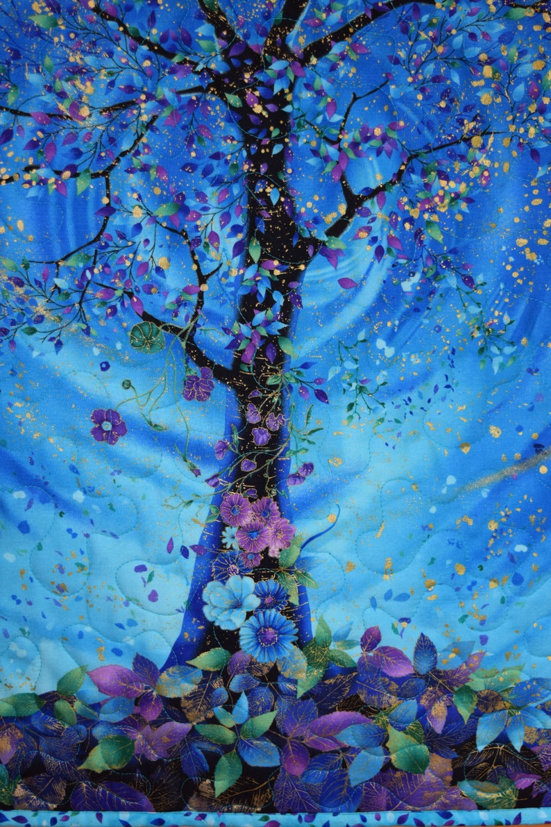 Quilted Wall Hanging Utopia Tree Door Banner Tree Wall Quilt - Etsy