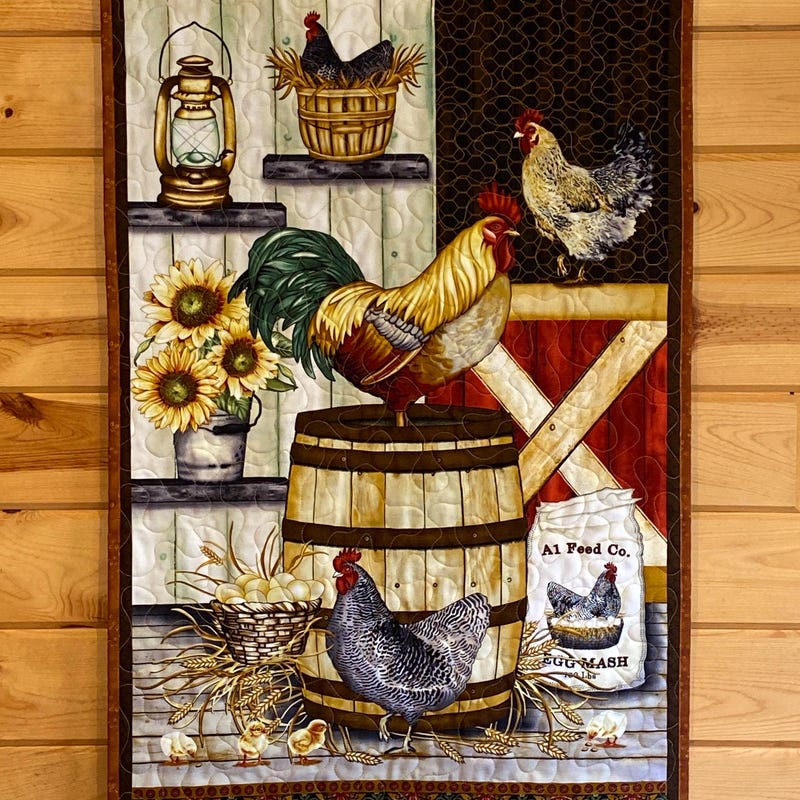 Handmade Quilted Wall Flag - Etsy