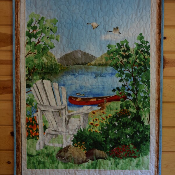 Nature Scene Quilt - Etsy