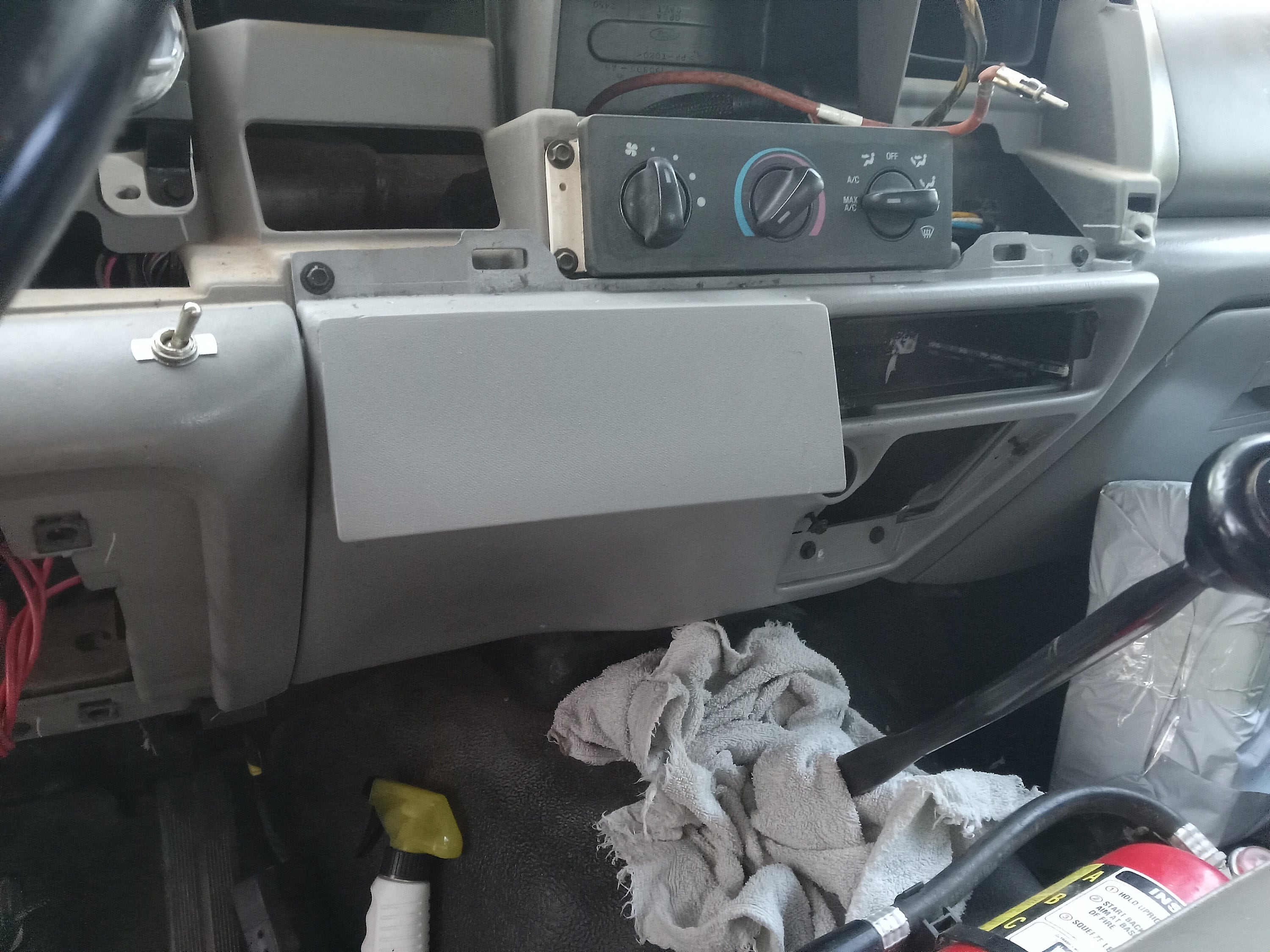 F250 F350 Gauge Bezel Pod Switch Panel Piece for Mini Triple Gauge Kit ...