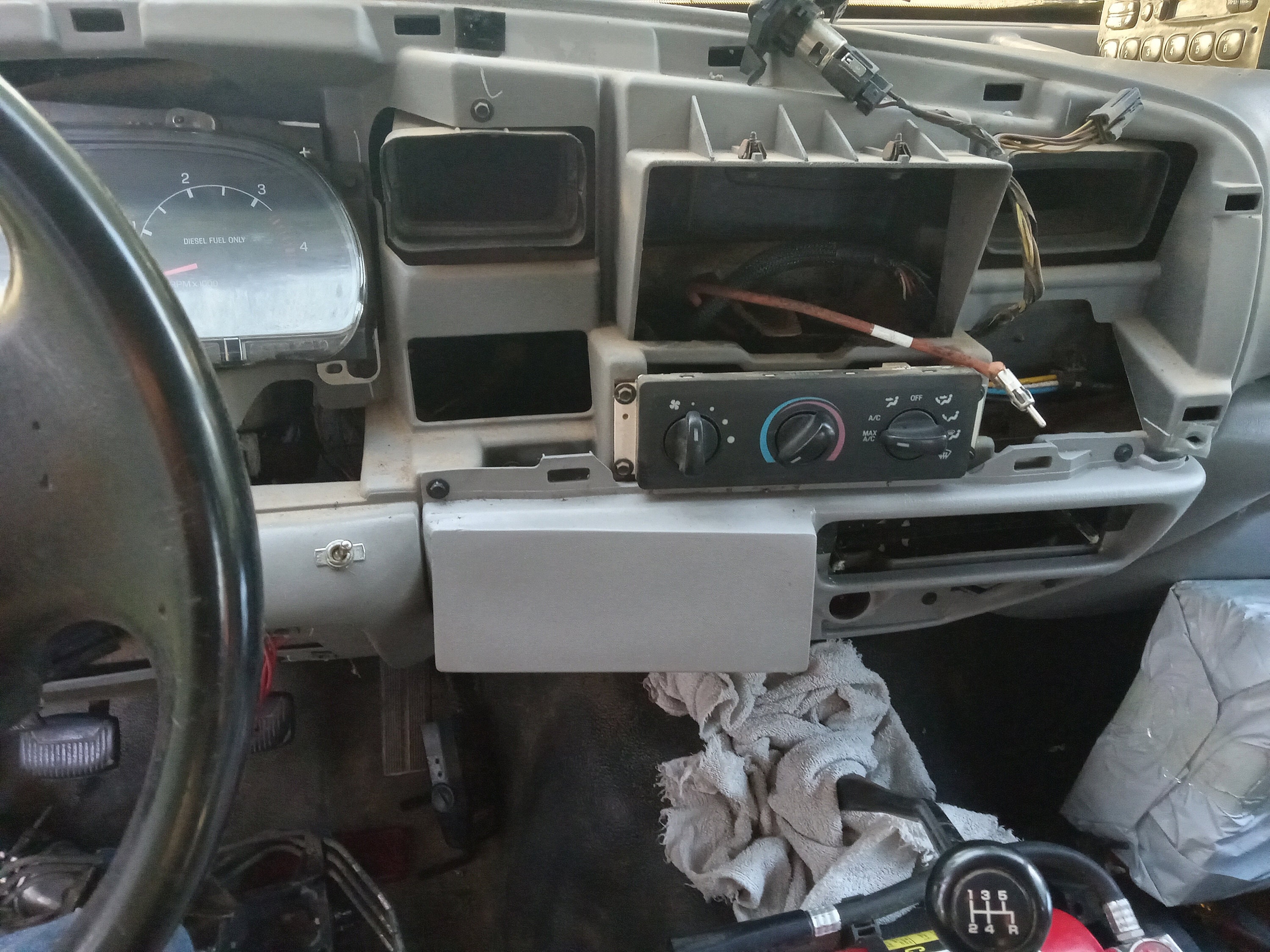 F250 F350 Gauge Bezel Pod Switch Panel Piece for Mini Triple Gauge Kit ...