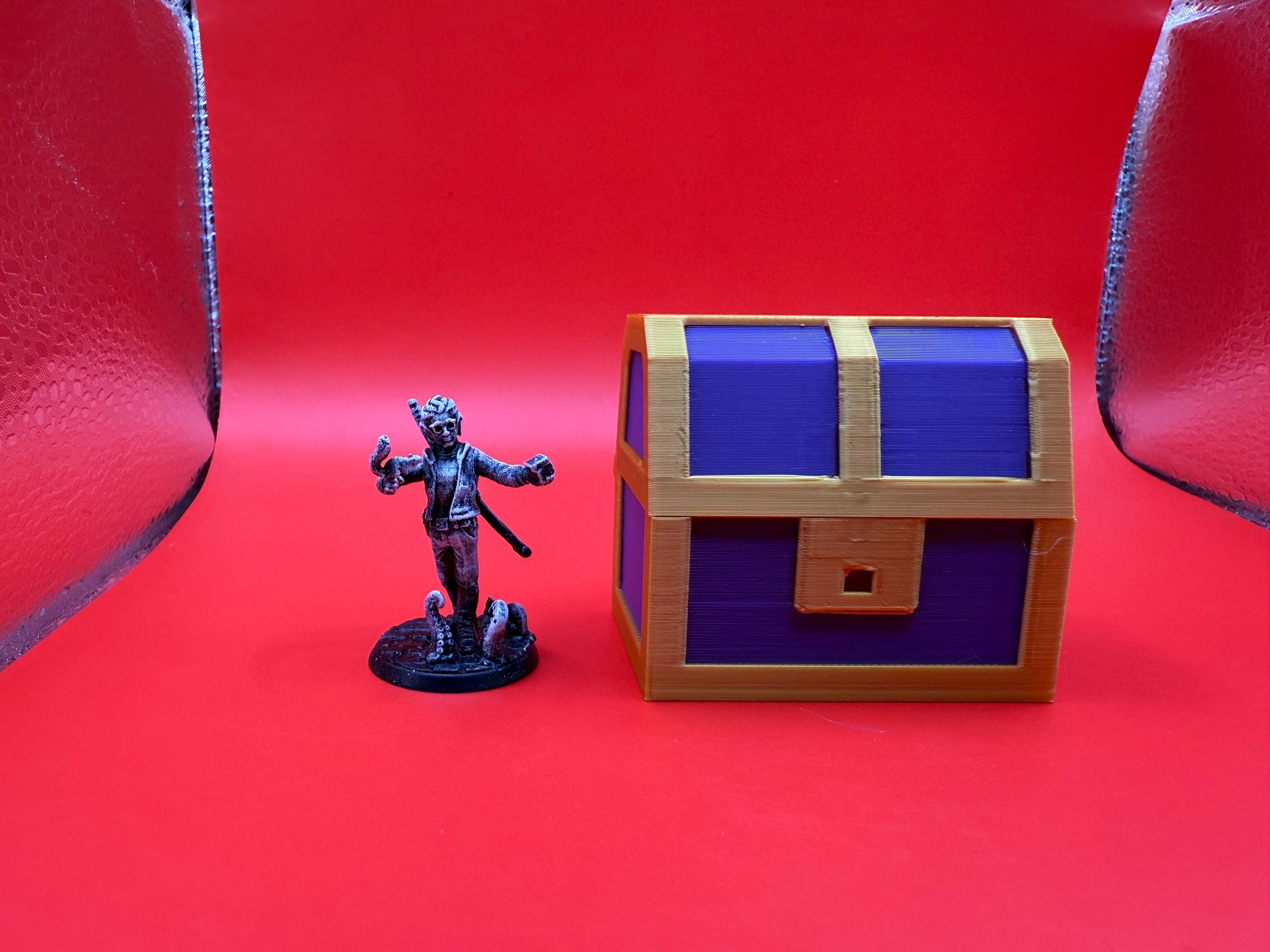 Hero Forge / DND Mini Carrying Case / Storage Treasure Chest - 1 Inch ...