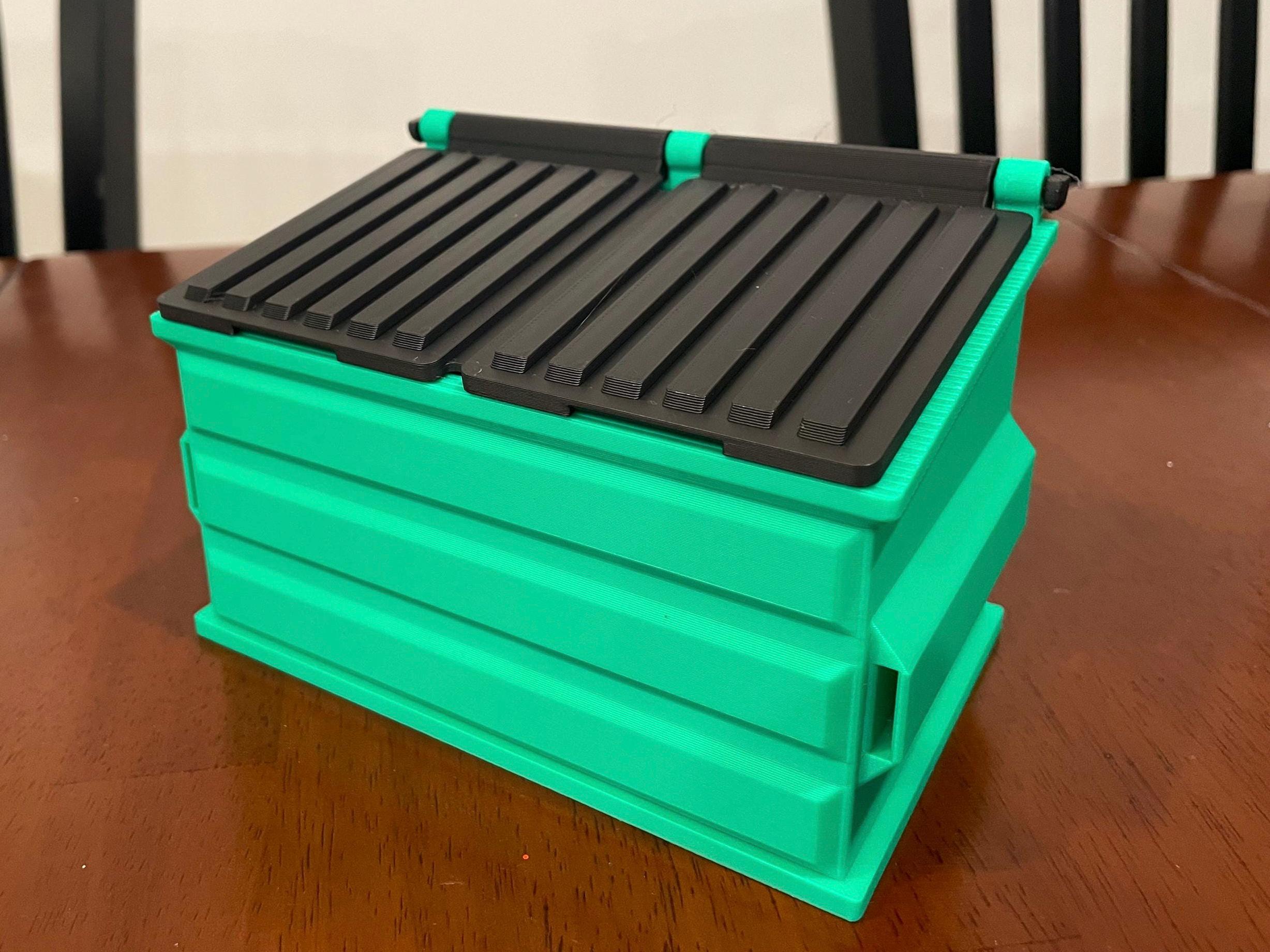 12 Color Options Custom Options Large Dumpster Deck Box Mtg Closes With ...