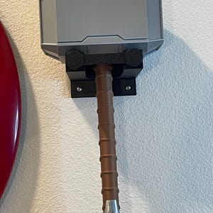 Thor Hammer/sword Wall Mount: Display Bracket With Latch - Etsy