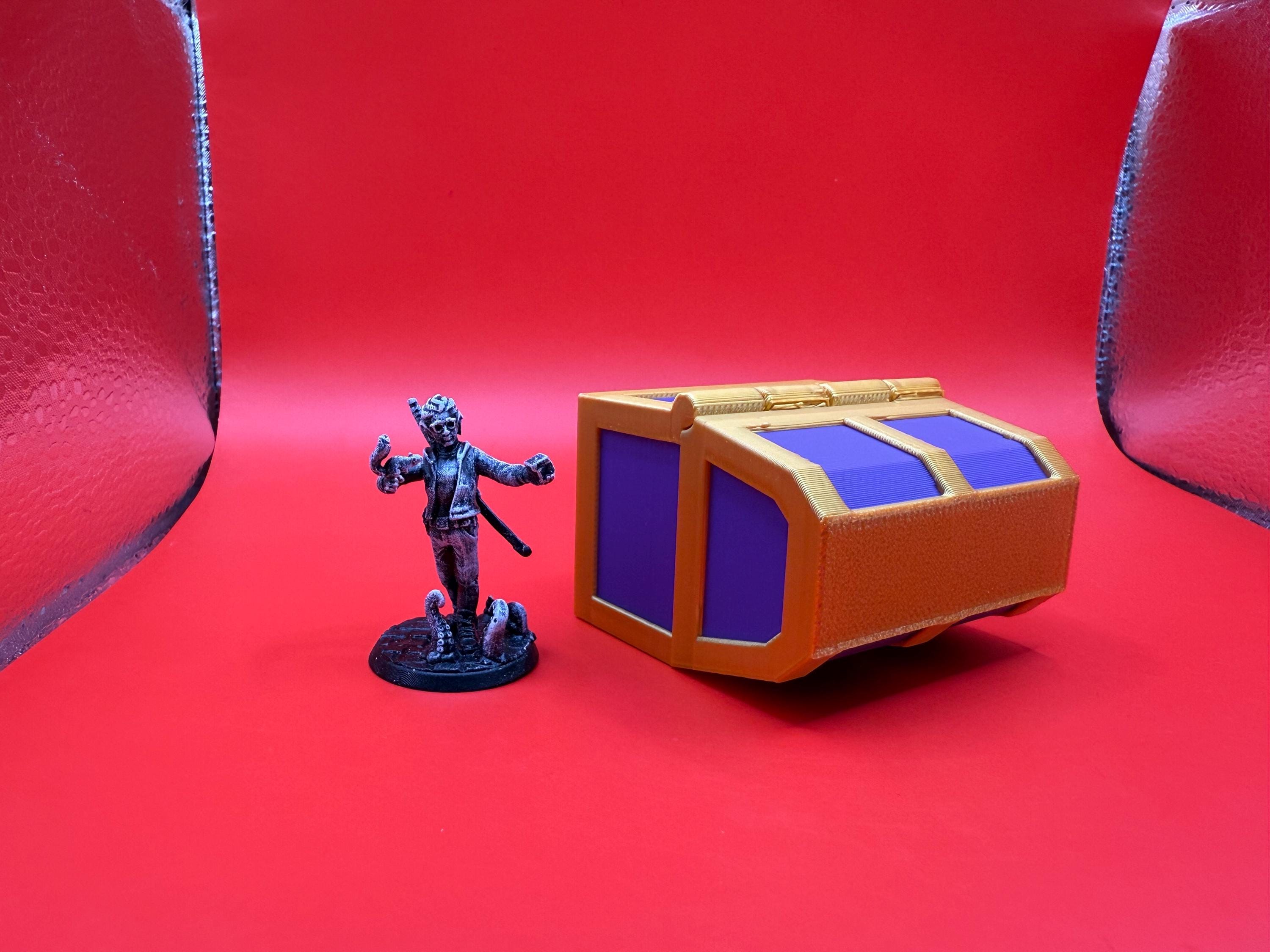 Hero Forge / DND Mini Carrying Case / Storage Treasure Chest - 1 Inch ...