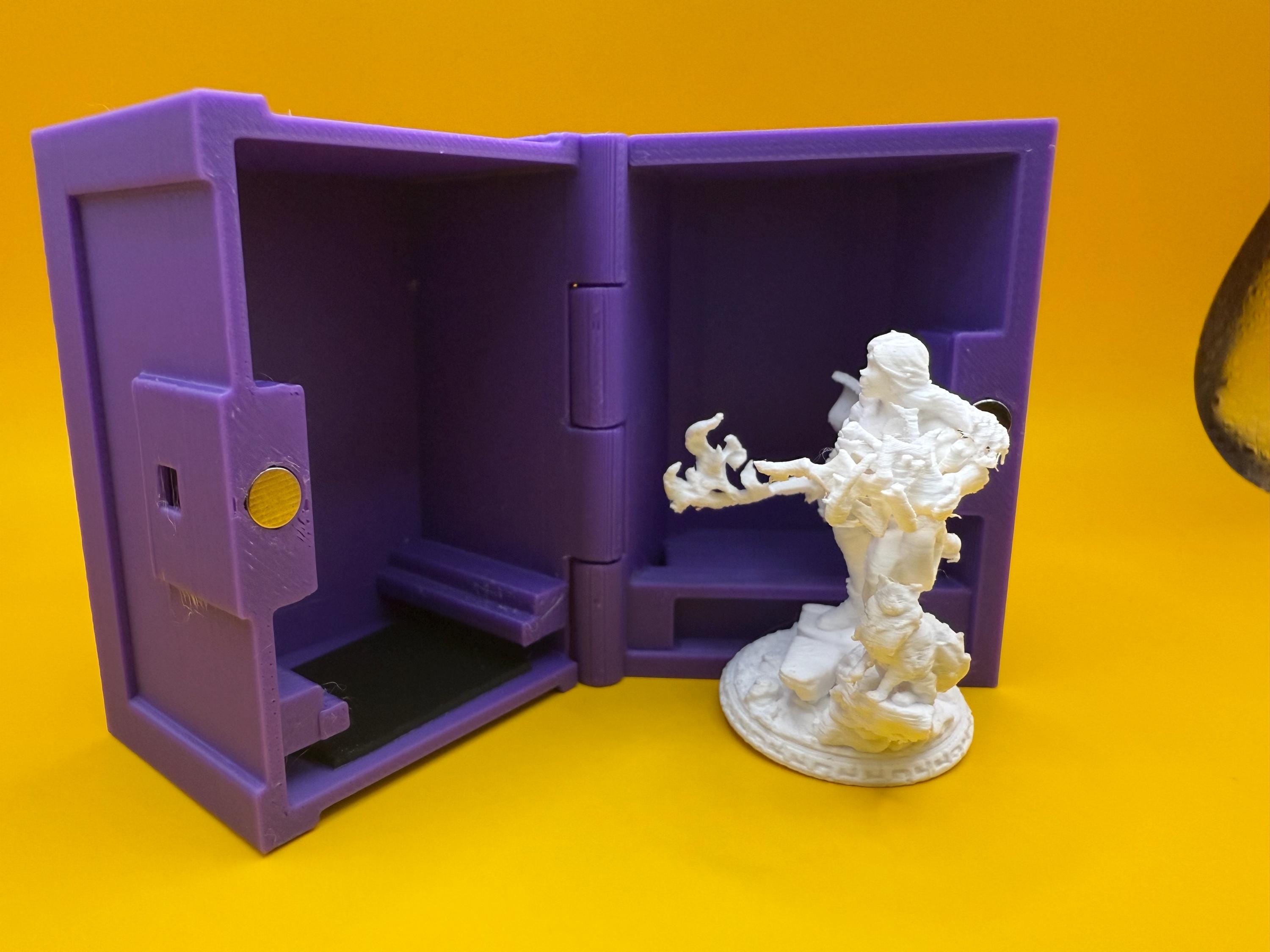 Hero Forge / DND Mini Carrying Case Treasure Chest - 1 Inch Base Minis ...