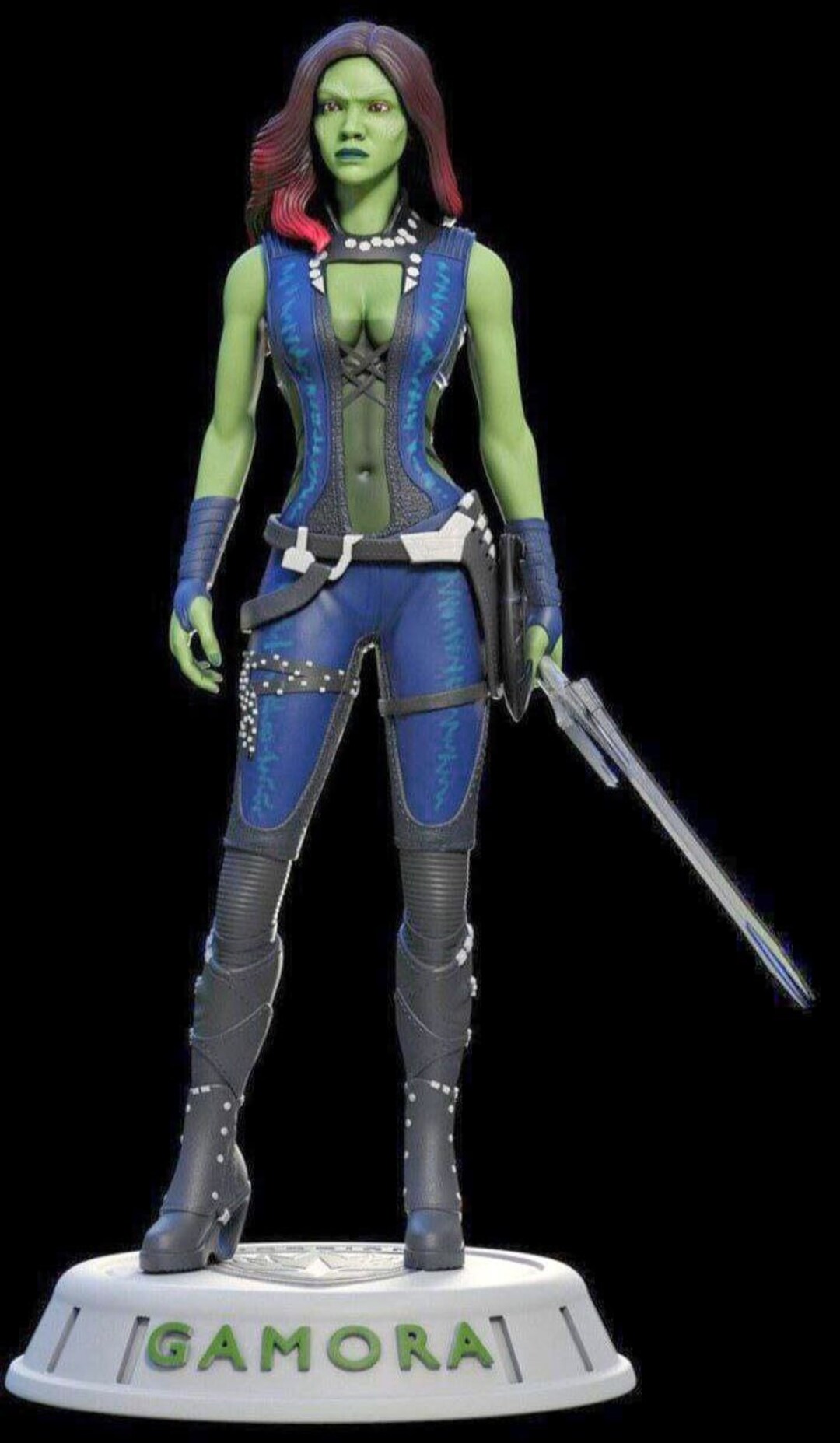 Stl 3d Figure Gamora Girl, 3d Figure, Stl Cfile Gamora - Etsy