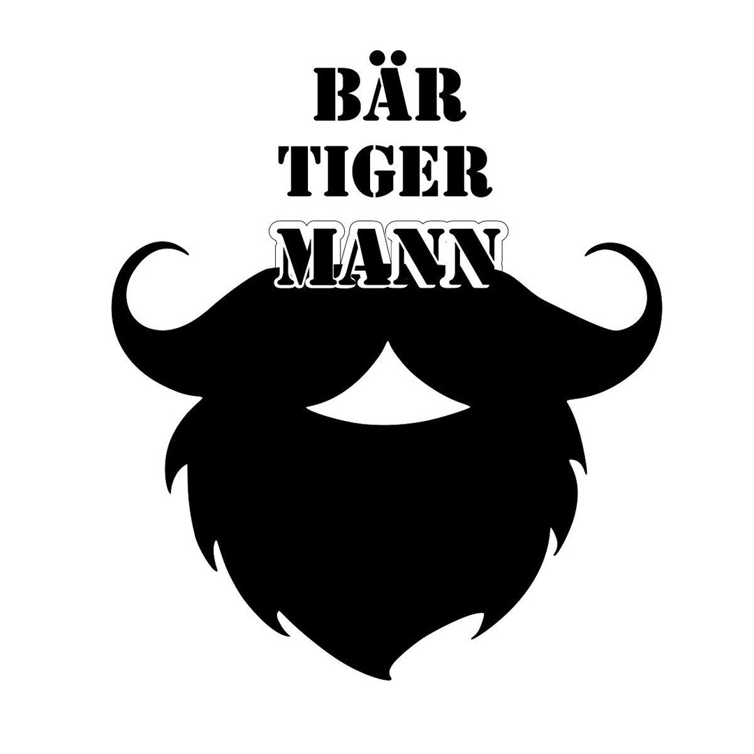 Beard, Bear, Tiger, Man Plotter File, SVG File, Cricut, Silhouette ...