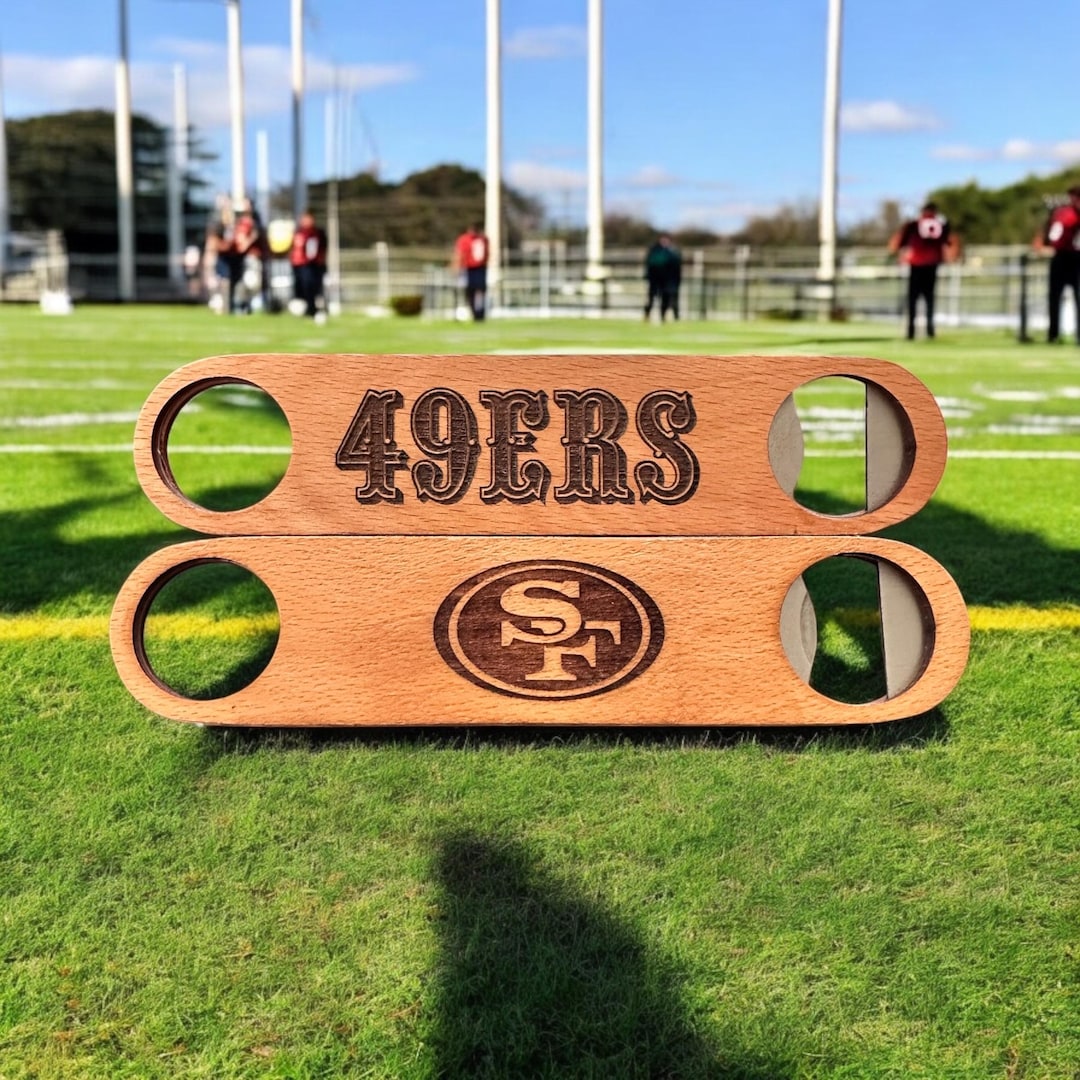 49ers Bottle Opener. Laser Engraved - Etsy