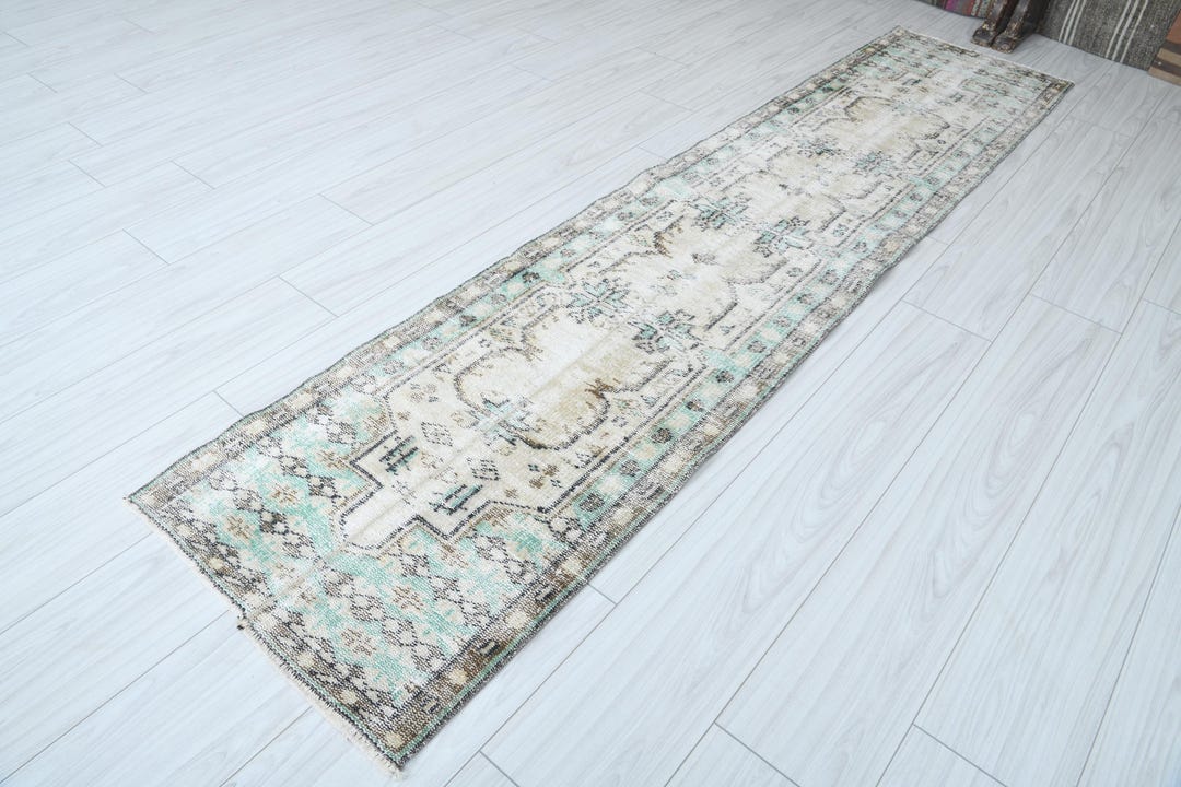 2x9 Runner,oushak Runner Rug,turkish Runner 2x9,muted Vintage Runner ...