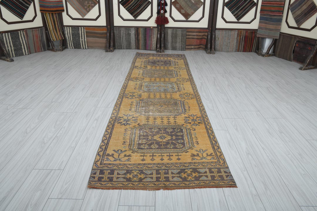 3x11 Runner, Handmade Rug, Turkish Runner 3x11,vintage Runner Rug ...