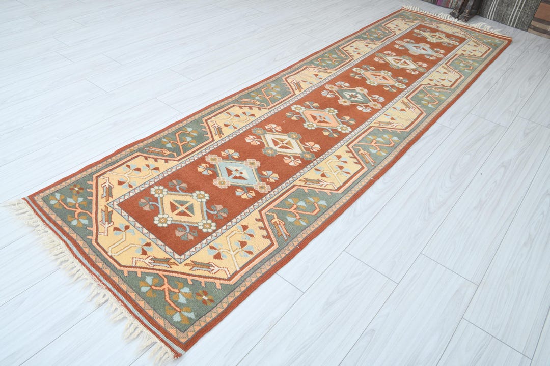 3x10 Runner,turkish Runner 3x10,vintage Runner Rug,oushak Runner ...