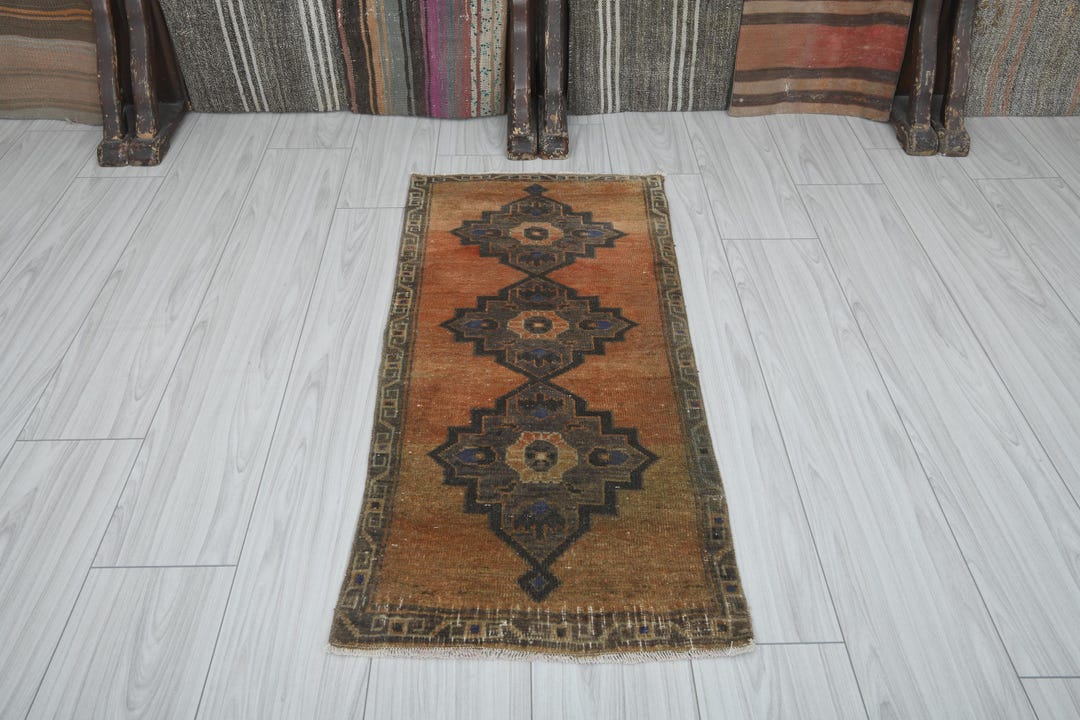 2x4 Rug,vintage Door Matrug,handmade Rug,2x4 Small Rug,turkish Bathroom ...
