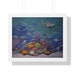 Under the Sea Coral Reef Print Framed Horizontal Poster - Etsy